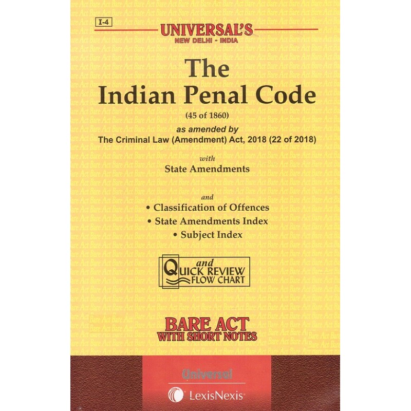 Universal s The Indian Penal Code IPC Bare Act 2023 LexisNexis